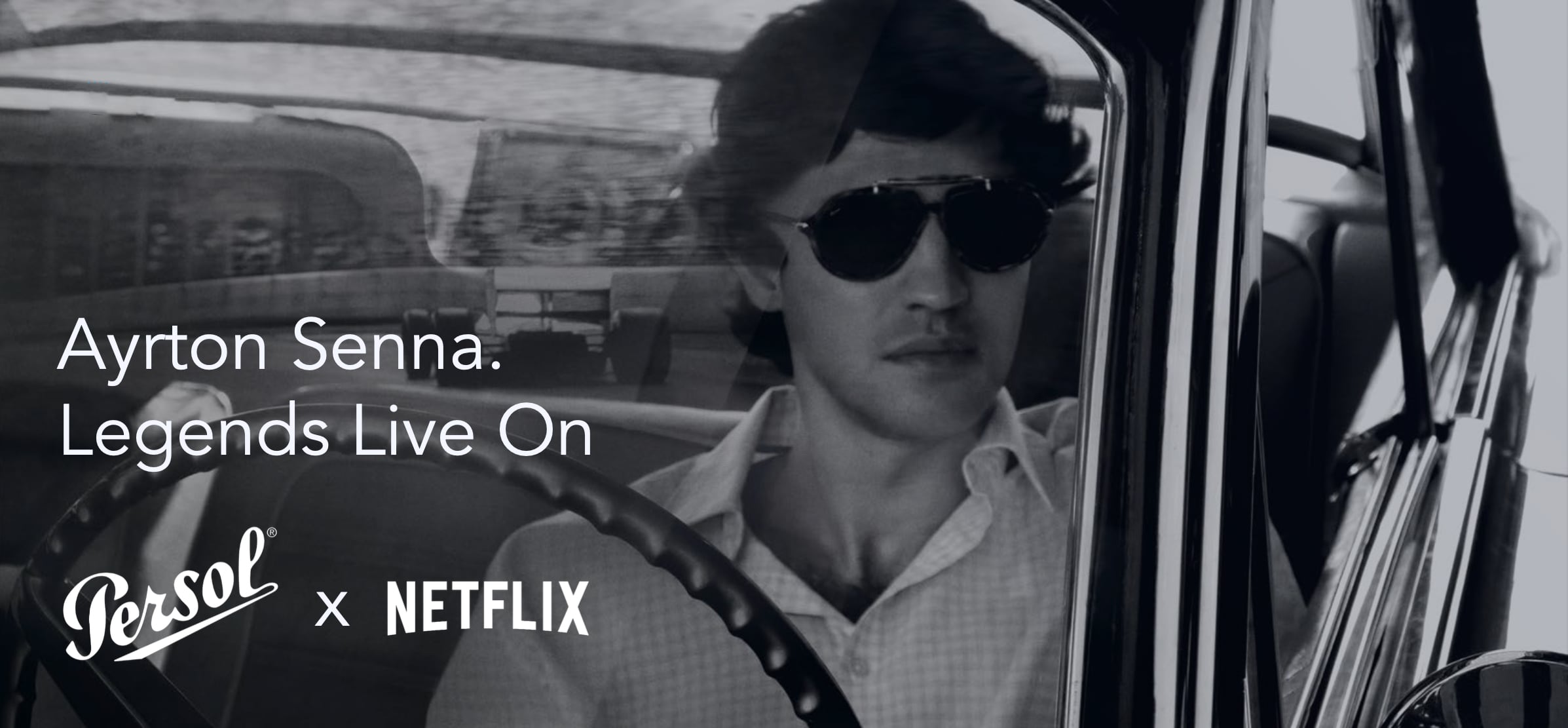 Persol Senna Series célèbre la légende d’Ayrton Senna | Lunettes et ...